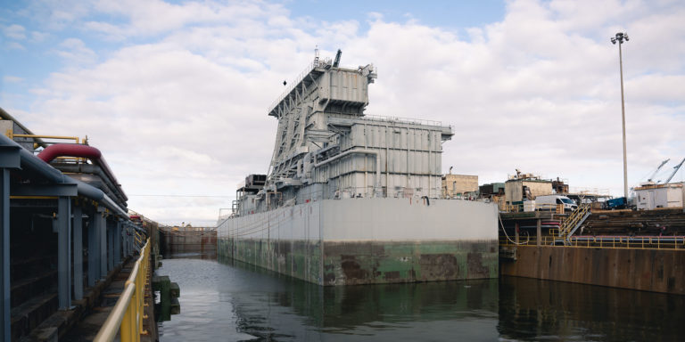 Historic Barge Departs NNS - NNS TO GO