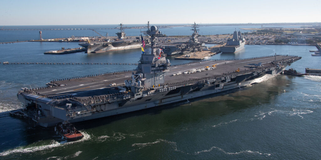 USS Gerald R. Ford (CVN 78) Returns from First Deployment - NNS TO GO