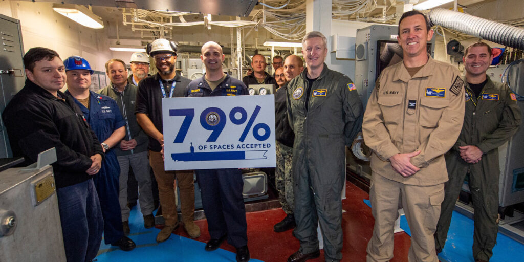 John F. Kennedy (CVN 79) Celebrates Symbolic Milestone - NNS TO GO