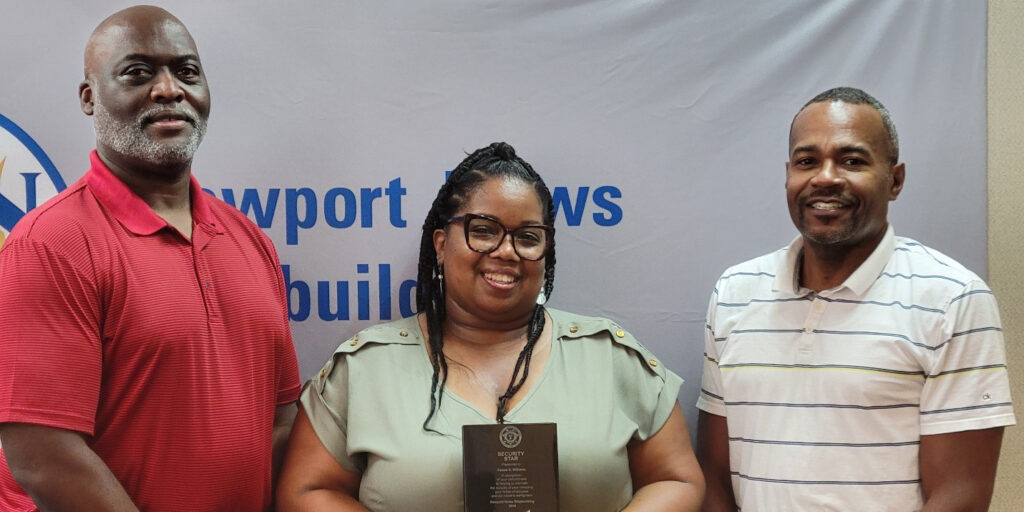 Shipbuilder Earns Security Award for Outstanding Performance - NNS TO GO